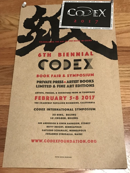 Codex 2017 – Of Paper and Ink